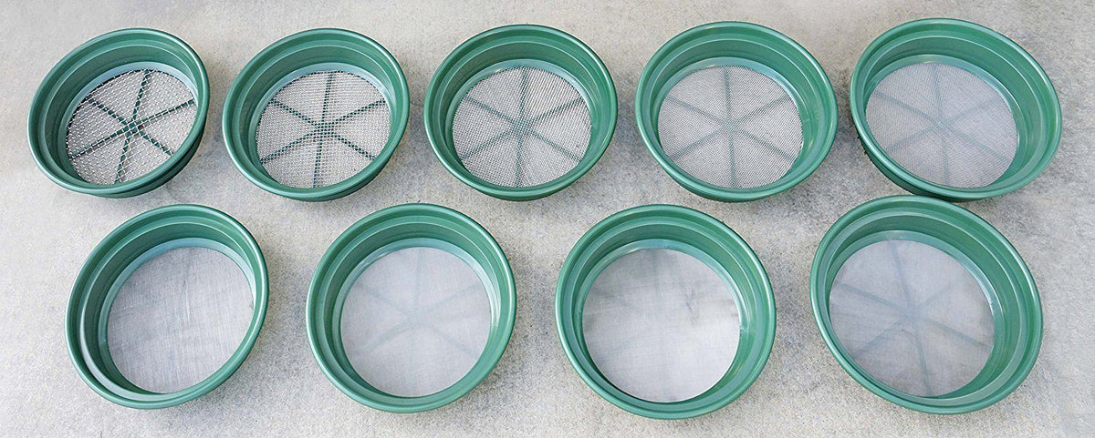 9 Piece Stackable Sifting Pan Set | High Plains Prospectors