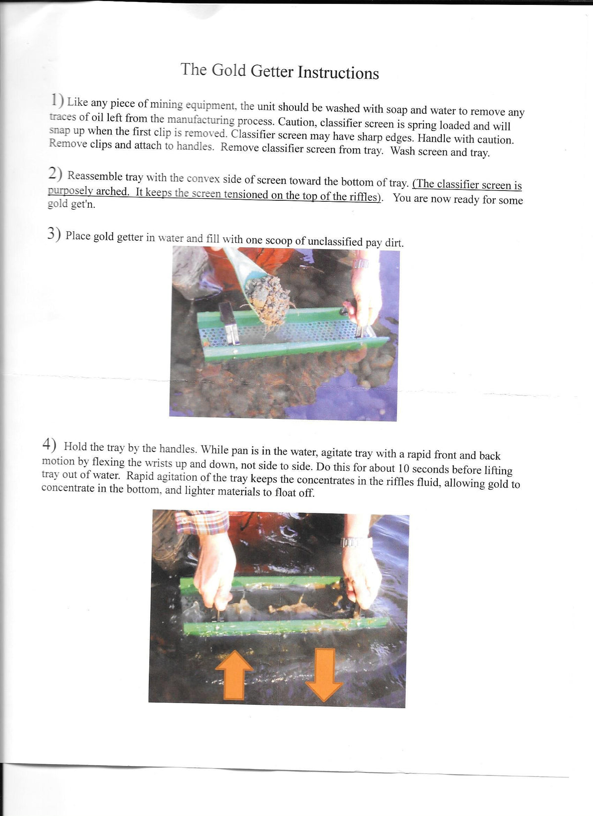 Drop Riffle Sluice Box | Gold Getter Drop Sluice with Punch Plate ...