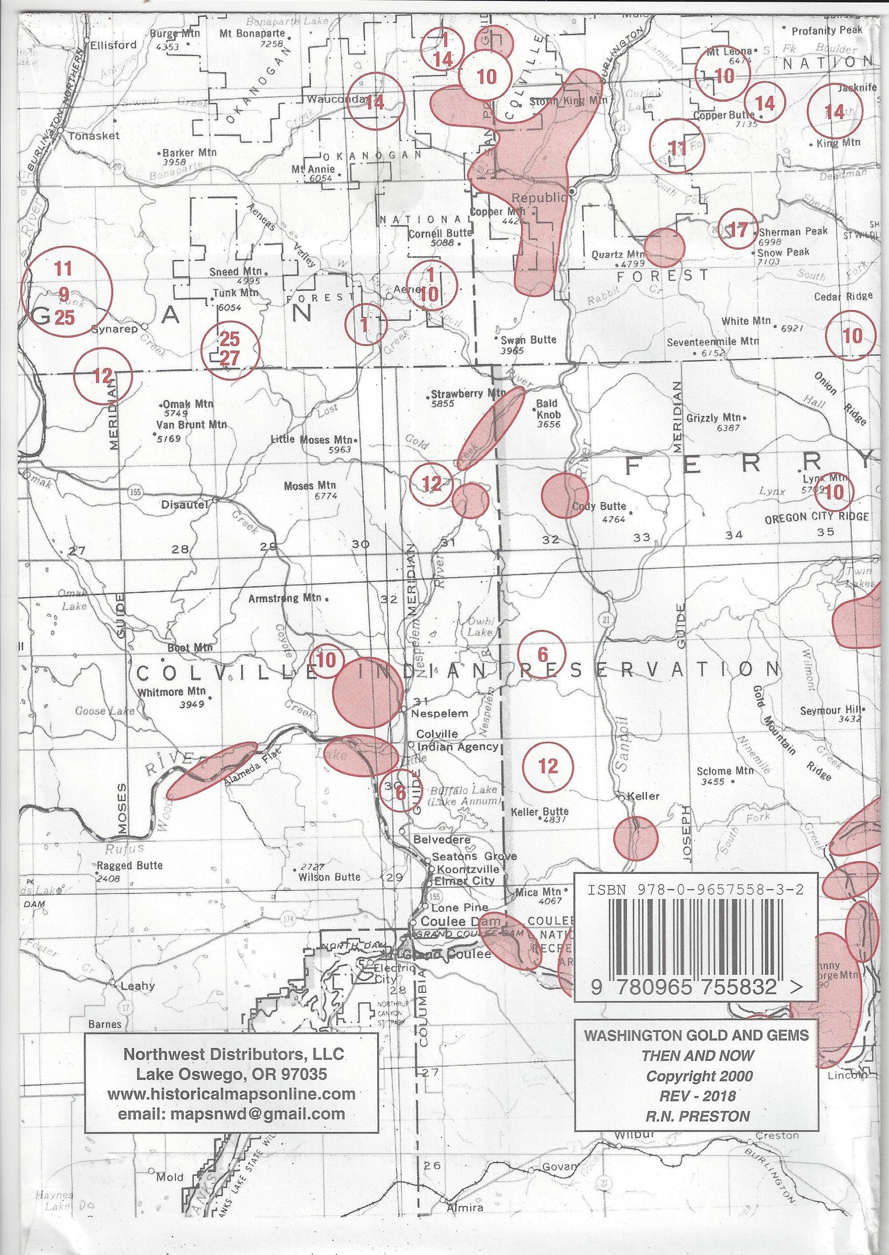 Washington Gold & Gems Maps: Then and Now – High Plains Prospectors