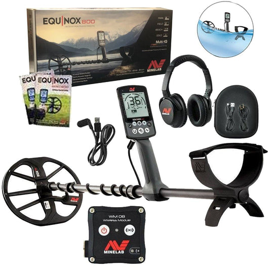 Minelab Equinox 800 Waterproof Metal Detector – High Plains Prospectors